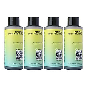 PETKIT PURA X Purifying Refills, Replaced Odor Removers Refills (4 Bottles) for Pura X and Pura Max Cat Litter Box