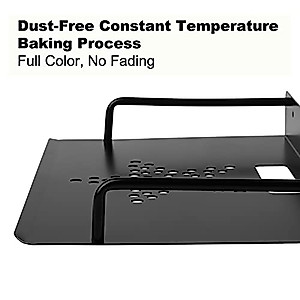 Xiboya textile Alumimum Alloy Wall Mount Shelf Bracket for TV Accessories WiFi Router TV Box Set Top Box ( Black,13'' x 8.2'')