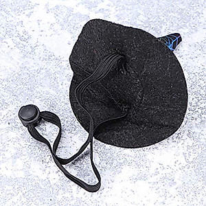 BESTOYARD Halloween Witch Hat Spider Web Pumpkin Pattern Mini Pet Hat Cat Dog Hat Party Cosplay Costume (Star Pumpkin)