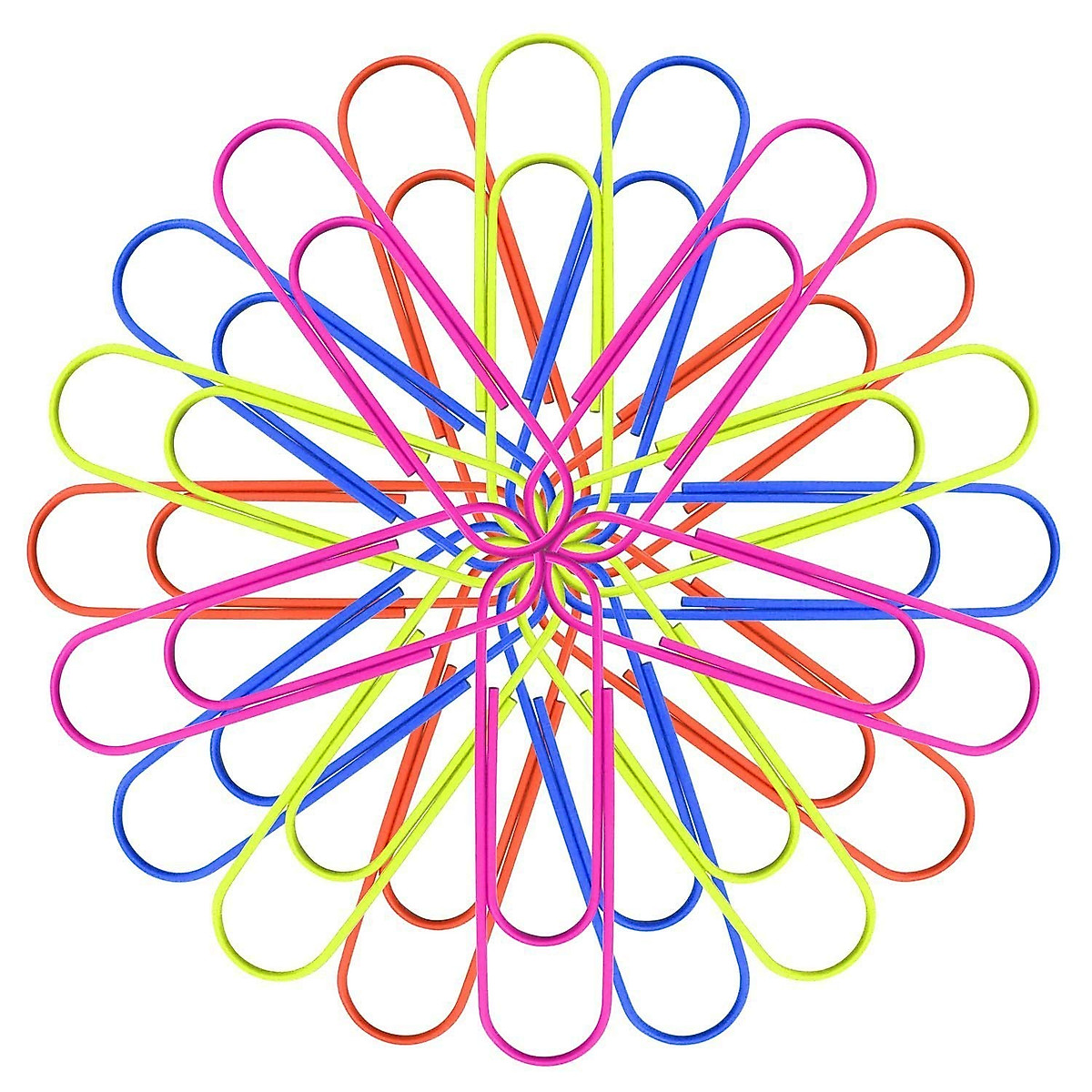 Paper Clips, 40 Pack 4 Inches Mega Large Paper Clips - 100mm Extra Large Multicolored Jumbo Coated Paperclips Big Sheet Holder for Office School Document Organizing