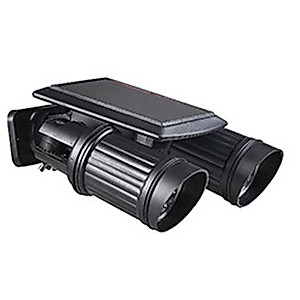 Penfly 14LEDs Solar Power Outdoor Sensor Human Body Induction PIR Night Light Security Lamp for Home Garden Porch Wall Mount Dual Head Spotlight White Color