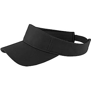 Sport-Tek® PosiCharge® RacerMesh® Visor STC27 / Custom Visor/Embroidery Visor/Monogrammed Visor (Black)
