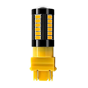 Alla Lighting 2800lm 3156 3157 LED Turn Signal Lights Bulbs, Amber Yellow T25 4157 5702 3457 AK 3757 NAK Blinker Lamps Replacement Xtreme Super Bright 12V 5730 33-SMD