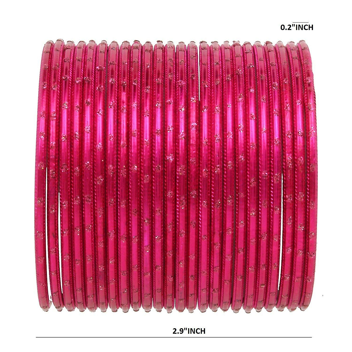 Efulgenz Indian Bangles Set Bollywood Plain Metal Bangle Bracelets Costume Jewelry for Women