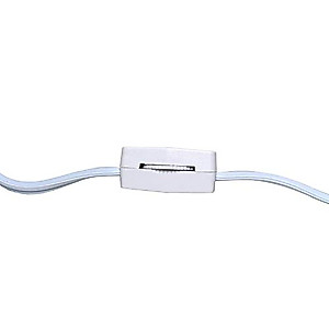 Simple Designs LT2058-BLK Round Concrete Table Lamp, Black 10.25"L x 10.25"W x 16.5"H