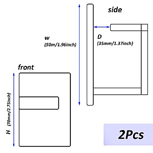 YYMSEN 2 PCS Magnetic Hooks, Hanger Organizer & Spray Bottle Holder. Reusable Utility Magnetic Hooks for Spray Bottle, Coat, Scarf, Bag, Towel, Key, Cap, Cup, HatWorkplace and Office etc (Black)