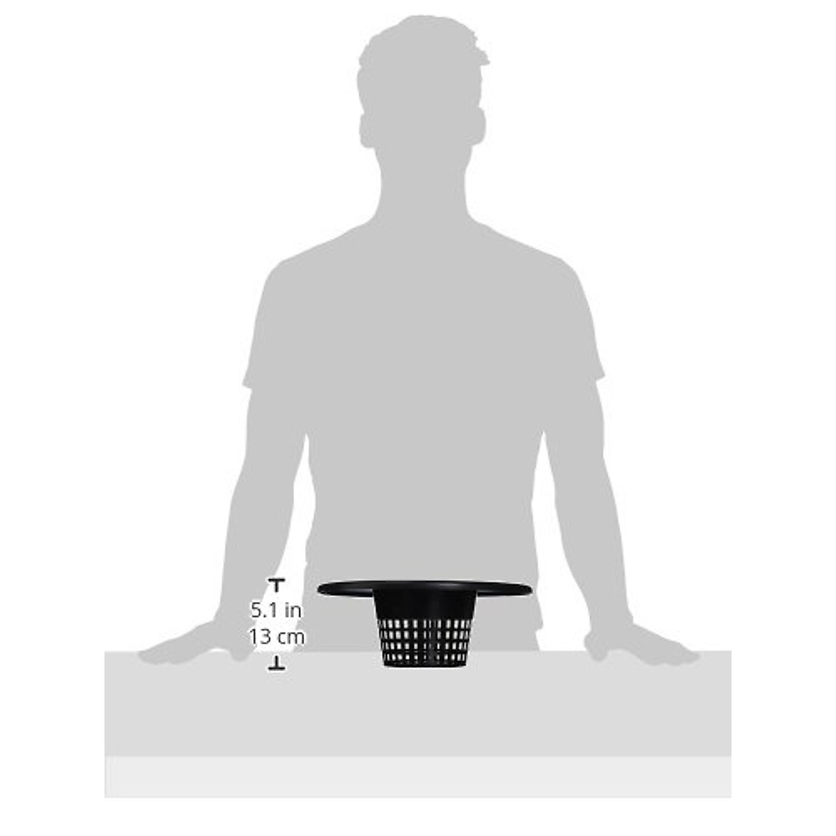 Viagrow 6 inch Wide Lip Bucket Basket Lid, (6 Pack), 5 and 3.5 Gallon DWC Bucket Net Pots