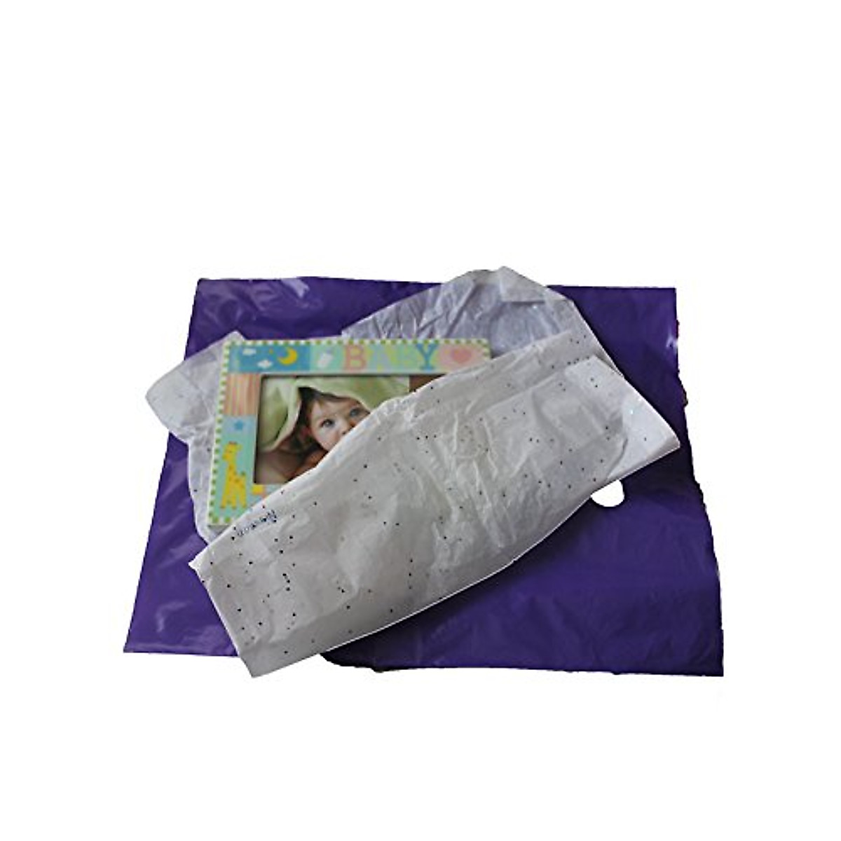 100 12x15 Durable Purple Merchandise bags Die Cut Handle-Glossy finish-Anti-Strech-100% Recyclable. For Retail store plastic bags, Party favors, Handouts and more by Best Choice (Purple)
