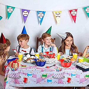 24 Pieces Baseball Helmet Ice Cream Bowls, 8 oz Baseball Party Supplies Helmet Snack Bowl, Mini Plastic Sundae Helmets, kids Baseball Ice Cream Hats for Sports Birthday Dessert Favors Serving