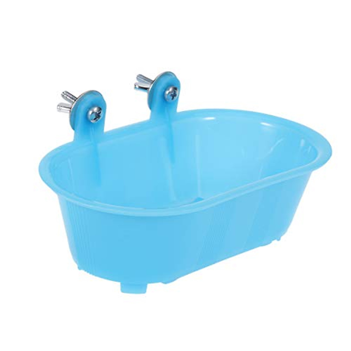 POPETPOP Bird Bath for Caged Birds-Bird Bath with Mirror,Small Bird Bath for Cage,Bathing Tub Parrot Paddling Pool Bird Bath Tub with Bottom Mirror