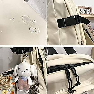 SPORTBANG School Backpack for Teens Girls Middle School Student Travel Blue Laptop Backpack Korean Cute Aesthetic Backpack (Blue)