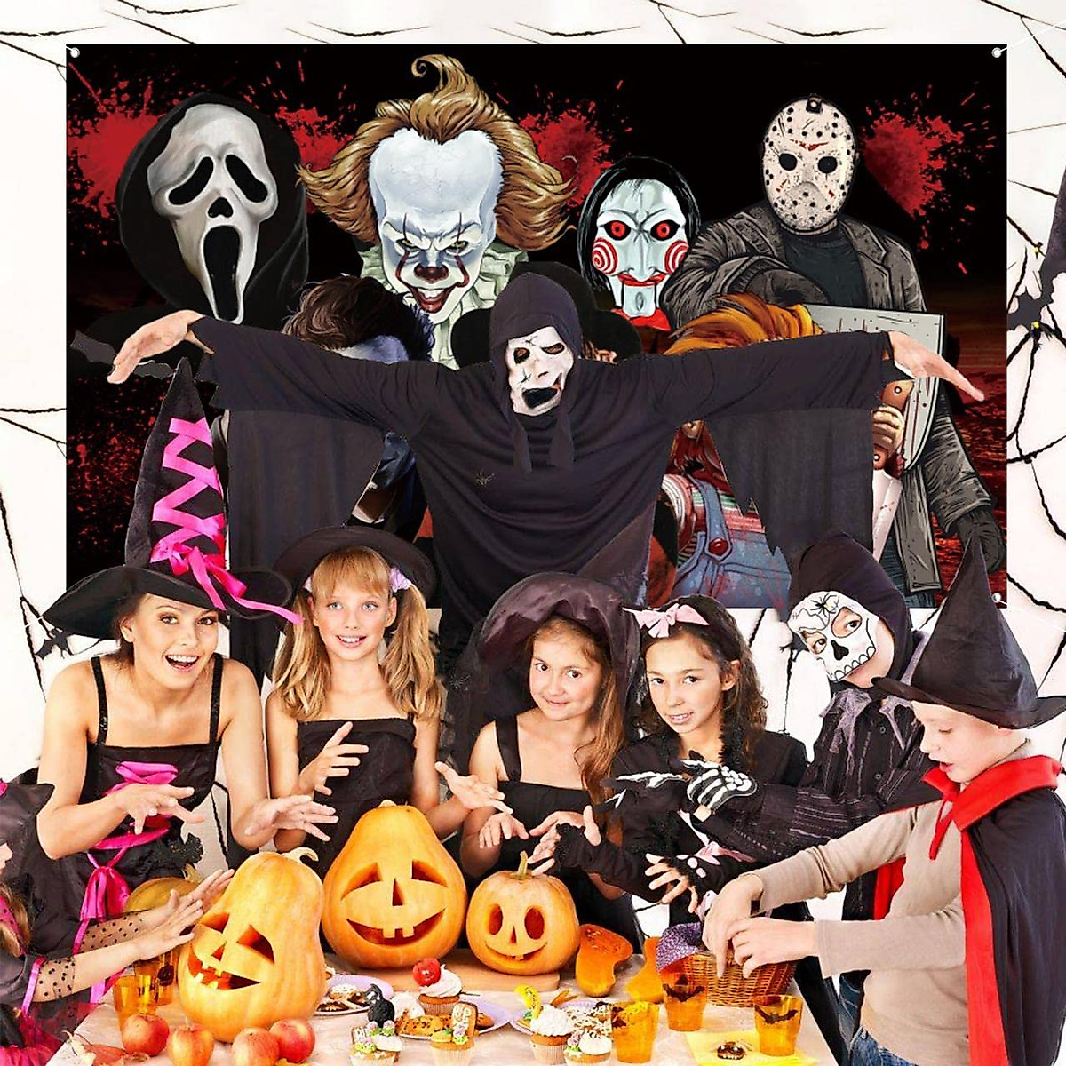 Spooky Horror Party Decorations - Thrilling Backdrop