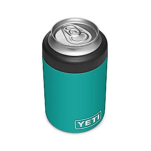YETI Rambler 12 oz. Colster Can Insulator for Standard Size Cans, Aquifer Blue, 1 Count (Pack of 1)