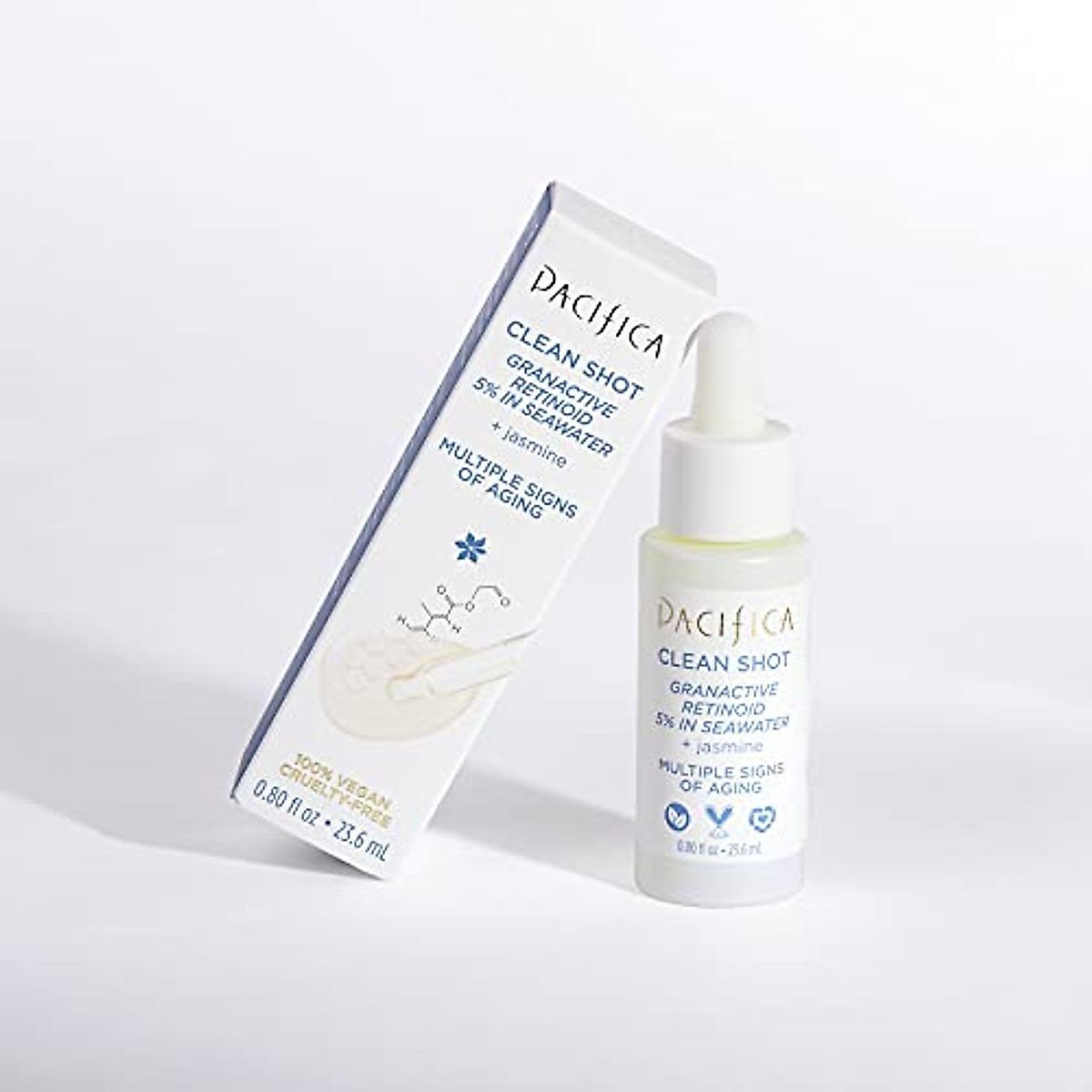 Pacifica Clean Shot Granactive Retinoid 5 Percent In Seawater Unisex, 0.8 Oz