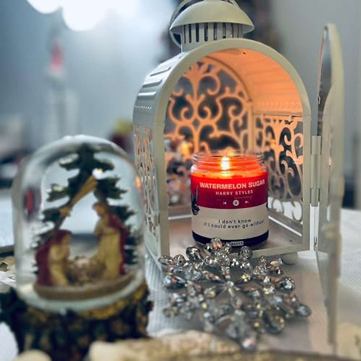 Back to Basics | Watermelon Sugar - 9oz Soy Wax Lavender Scented Candle for Home Decor, Birthday Gifts for Women, Men, Best Friend | Relaxing Aromatherapy Made in USA