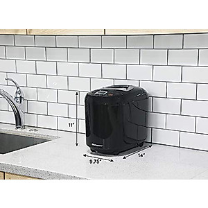Elite Gourmet EBM-8103B Maxi-Matic Automatic Digital Programmable Bread Maker, 3 Loaf Sizes, 19 Menu Functions, Bake Fresh Bread, Black
