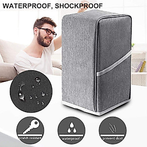 Dust Cover for Xbox Series X, Console Customized Anti Scratch Waterproof Cover Nylon Sleeve Premium Ultra Fine Soft Velvet Lining Case Cover Dust Guard with Back Cable Port Grey