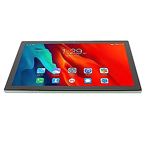 ICRPSTU 10.1 Inch Tablet, Tablet Dual Speakers Octa Core Processor 8GB 256GB 100-240V Green for Android 12 for Home (US Plug)