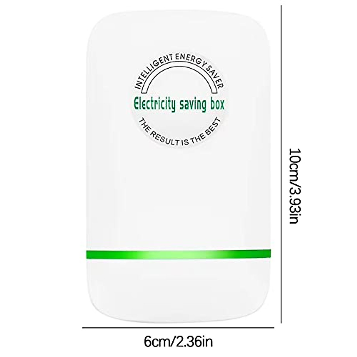 2 Pack Power Saver, Electricity Energy Saver, Household Power Saver, Smart US Plug Electricity Saving Box Device for Office Market (White)