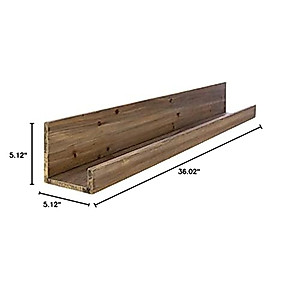 kieragrace Muskoka Pugh Shelf - Walnut, 36"