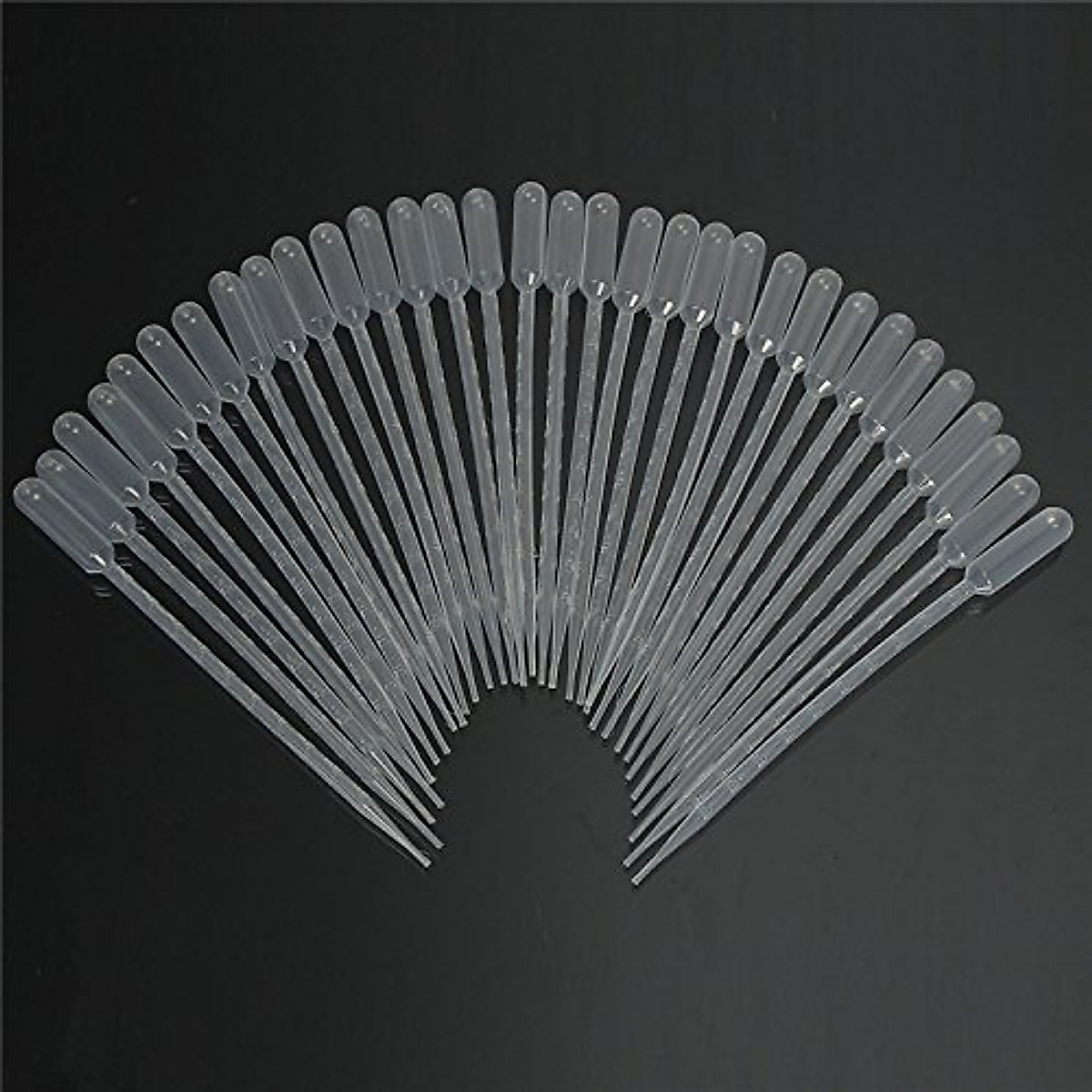 BESUNTEK 100PCS 10ml Transfer Pipettes Disposable Calibrated Liquid Dropper Plastic Pasteur with Graduated for Science Laboratory