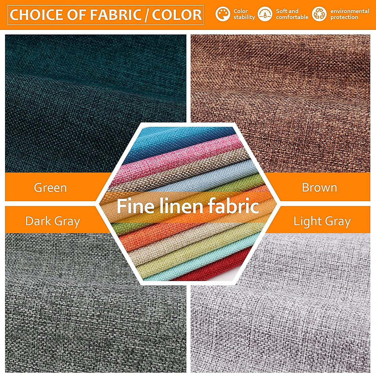 RULAER Indoor/Outdoor 42 Inch Bench Cushion Non-Slip Tufted Patio Furniture Cushions Thickened Soft Kitchen Bench Pads(42x16x4, Brown)