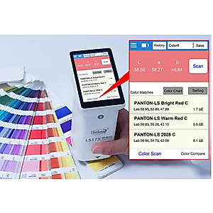 MeterTo Touch Screen Colorimeter LS173 Portable Color Meter Analyzer, Aperture: 8mm, D/8, CIE Lab, Luv, LCh, Yxy, CMYK, RGB, Hex, USB Software