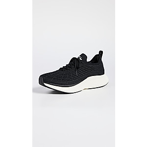 Athletic Propulsion Labs (APL) Women's Techloom Zipline Sneaker, Black/White, 8