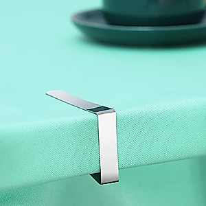 12 Pack Tablecloth Clips - Heavy Duty Picnic Table Clips, Stainless Steel Table Cloth Cover Clamps, Table Cloth Holders Ideal for Restaurant Picnics Marquees Weddings Graduation Party