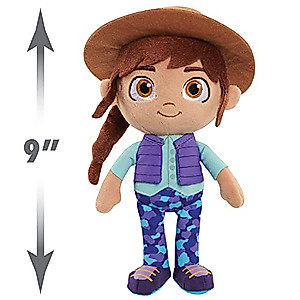 Just Play Netflix Ridley Jones Collectible Plushie Ridley Jones Doll, 8-Inch Stuffed Toy, Kids Toys for Ages 3 Up