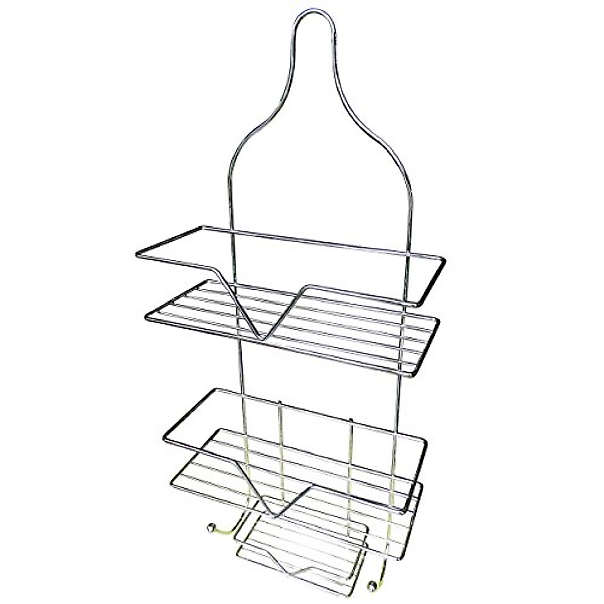 Hanging Shower Caddy with Soap Tray, Chrome