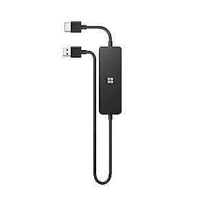 Microsoft 4k Wireless Display Adapter - Black. Compatible with 4K TVs
