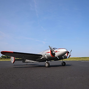 E-flite RC Airplane Beechcraft D18 1.5m BNF Basic Transmitter Battery and Charger Not Included EFL106250