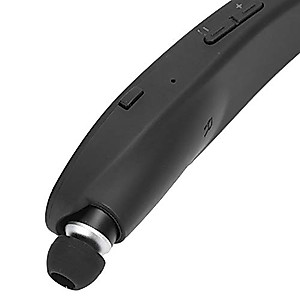 SX‑991 Bluetooth Headset, Bluetooth 5.0 Neckband Headphones Foldable Sports Earphone with Retractable Earbuds, for Home Office,Video Conference, with Carry Case