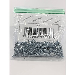 #8 x 1/2" Phillips Modified Truss Head Self-Drilling Tek Screw, Zinc Plated Steel for Sheet Metal - Pack 144 Units GATASCREWS
