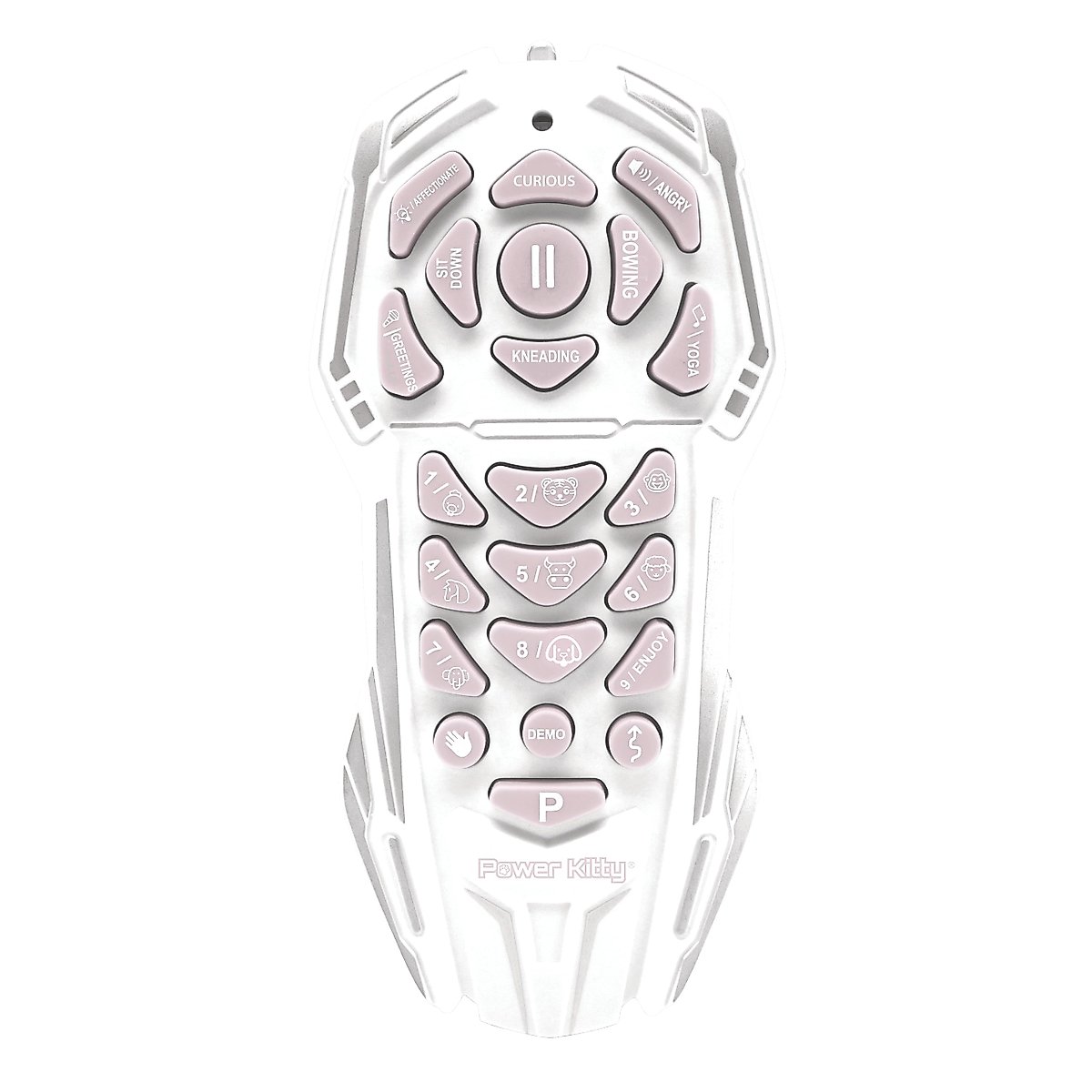 LEXiBOOK - Power Kitty® - Remote Control Robot Cat, Programmable Smart Robot, Light, Sound, White/Pink - KITTY01