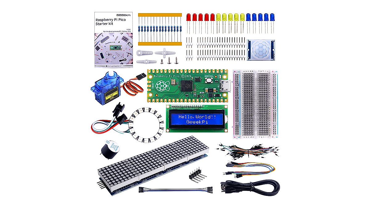 GeeekPi Raspberry Pi Pico Starter Kit - Learn & Create