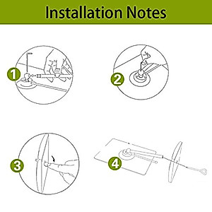 KXA Bathroom Mirror Make-up Mirror Large Side Mirror HD Freedom Shaving Mirror