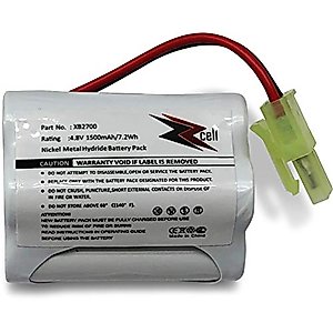 ZZcell Battery Replacement for Euro Pro Shark Vacuum Carpet and Carpet Sweeper XB2700, V2930, V2700Z, VAC-XB2700, V2700, 1500mAh (1)
