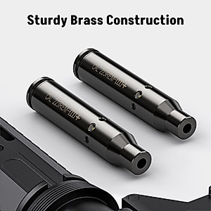 MidTen Bore Sight Laser 223 5.56mm/ 9mm/12 Gauge Laser Bore Sight with Extra Batteries