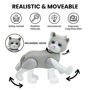 Beverly Hills Doll Collection Farm Animal Toys Set of 10, Large Toy Farm Animals for Toddlers, Plastic Animal Figures, Realistic Animal Figurines for Kids