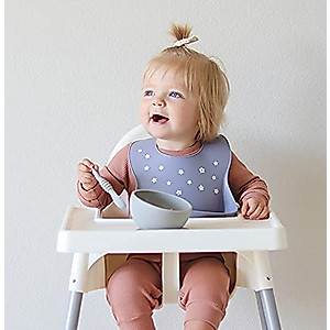 otterlove Silicone Baby Bowl & Spoon Set - Perfect for Baby Led Weaning - 100% Pure Platinum LFGB Silicone with NO Fillers