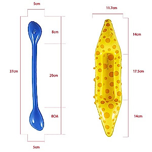 E-TING Beach Short Sleeve One Piece Swimwear Swimsuit with Toy Boat Ship Kayak Accessories for 12-inches Boy Doll