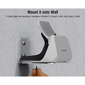 ElecGear Solo Charging Dock for PS5 Controller, Wall Mount and Desktop Dual Purposes USB Charger Stand Docking Station for Single Playstation 5 DualSense Wireless Controller