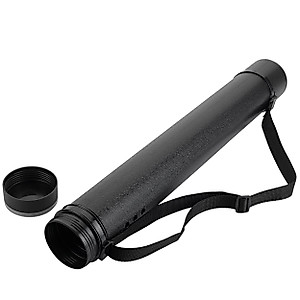 Mr. Pen- Poster Tube, Black, Extendable Poster Tube with Strap, Poster Carrying Case, Telescoping Tube, Art & Poster Transport Tubes, Poster Tubes for Storage, Poster Holder Tube, Blueprint Tube