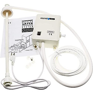 TDRSUPER Bottle Water Dispenser Pump System Self-Priming 110V AC US Plug Drinking Water Pump Single Tube Food Grade Suitable for Coffee/Tea Maker, Water Dispenser, Refrigerator, Ice Maker