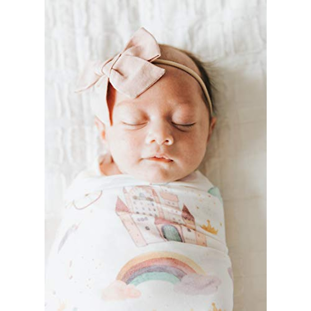 Copper Pearl Large Premium Knit Baby Swaddle Receiving Blanket Enchanted
