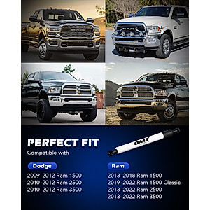 Orion Motor Tech Truck Tailgate Assist, Pickup Tailgate Lift Assist Kit, Pickup Tailgate Shock Compatible with 2009 2010 2011 2012 2013 2014 2015 2016 2017 2018 2019 2020 2021 2022 Ram 1500 2500 3500