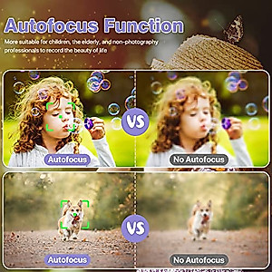 Digital Baby Camera for Kids Teens Boys Girls Adults,1080P 48MP Kids Camera with 32GB SD Card,2.4'' Kids Digital Camera with 16X Digital Zoom, Compact Mini Camera Kid Camera for Kids/Student（Purple）