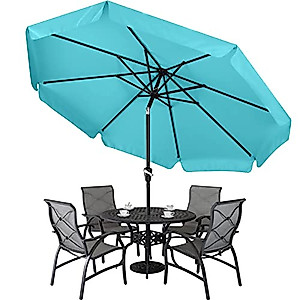 ABCCANOPY Premium Patio Umbrellas 9' Turquoise